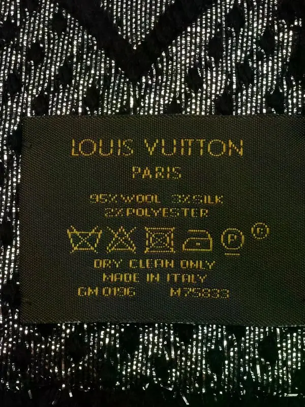LOUIS VUITTON Shine Logomania Scarf