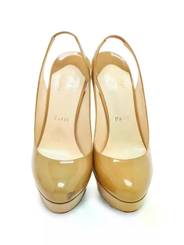 CHRISTIAN LOUBOUTIN Bianca Platform Slingback Pumps
