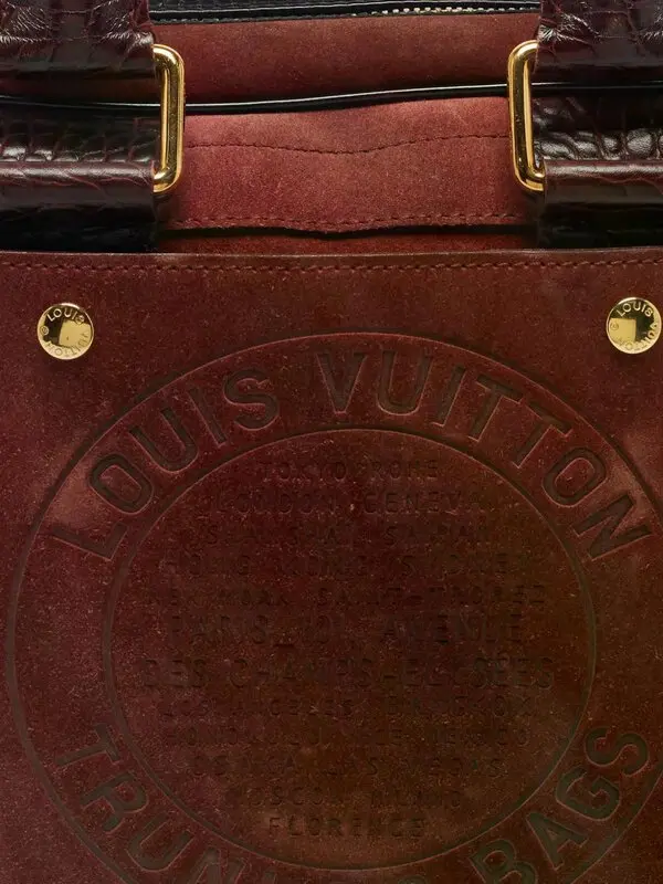 LOUIS VUITTON 2005 Gm Havane Logo-debossed Handbag