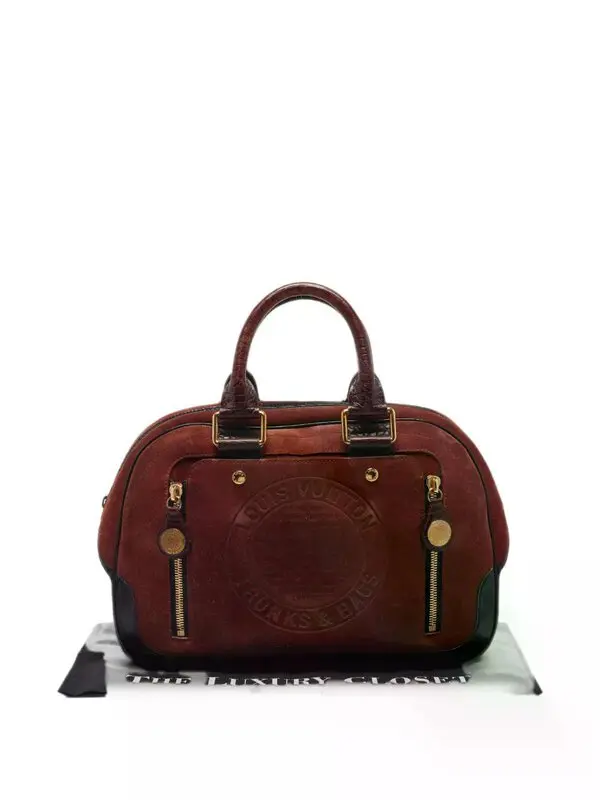 LOUIS VUITTON 2005 Gm Havane Logo-debossed Handbag