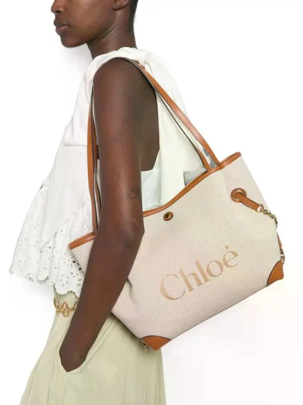 Chloé Clover Canvas Tote Bag