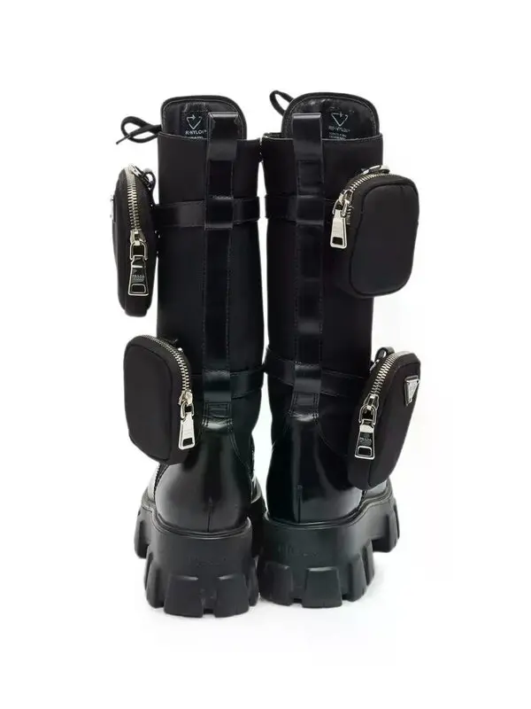 Prada Monolith Utility Combat Boots