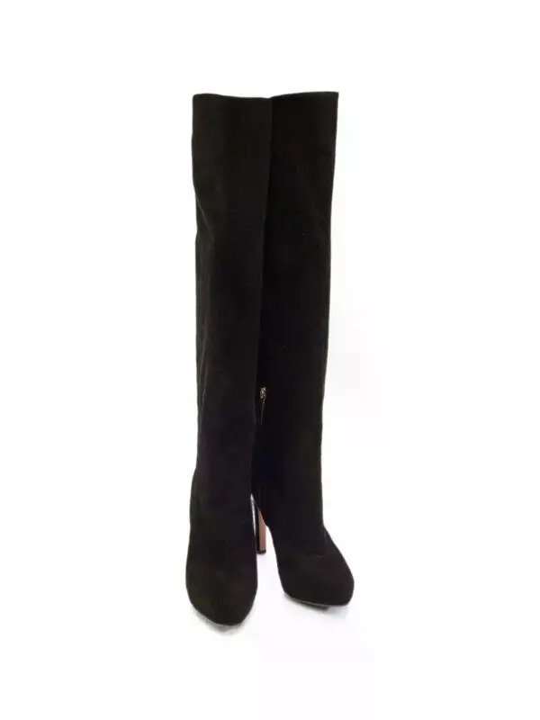 Prada Suede Knee-high Boots