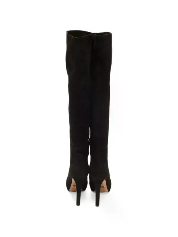 Prada Suede Knee-high Boots