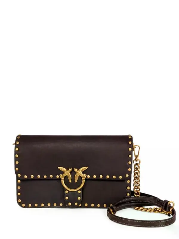 Pinko Love One Stud-embellished Crossbody Bag