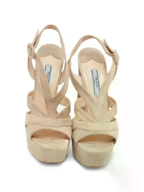 Prada Ankle-strap Platform Sandals