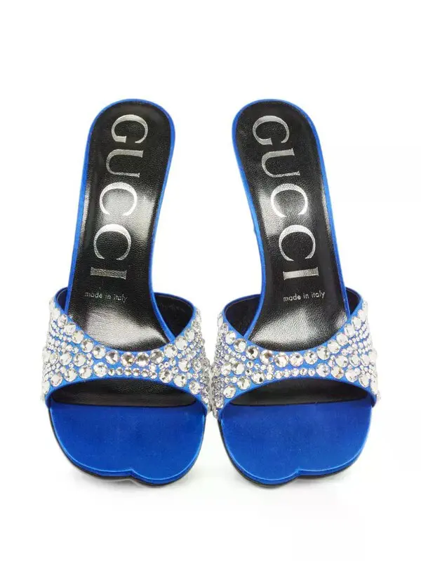 Gucci Galactica Crystal-embellished Heeled Sandals