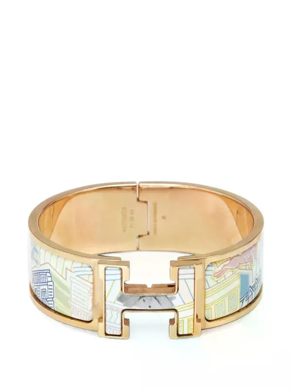 Hermès Clic Clac H Faubourg City Bracelet - Gold