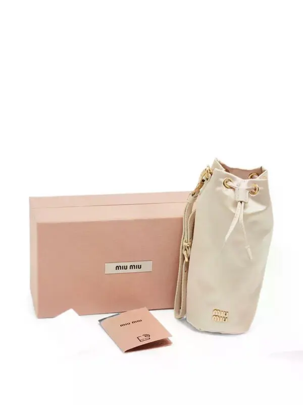 Miu Miu Satin Drawstring Pouch