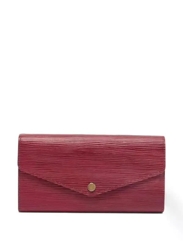 LOUIS VUITTON Sarah Epi Leather Wallet - Red
