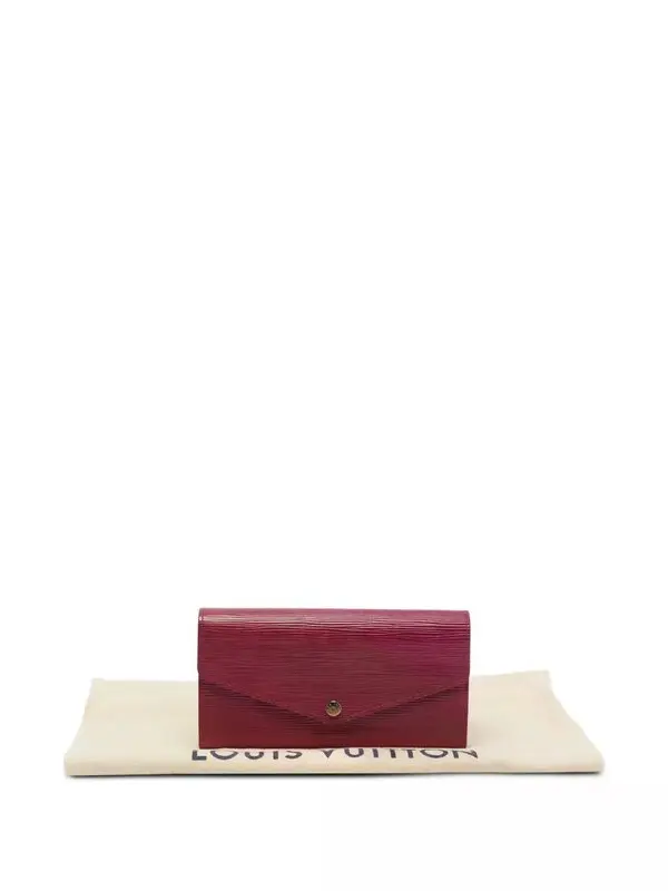 LOUIS VUITTON Sarah Epi Leather Wallet - Red