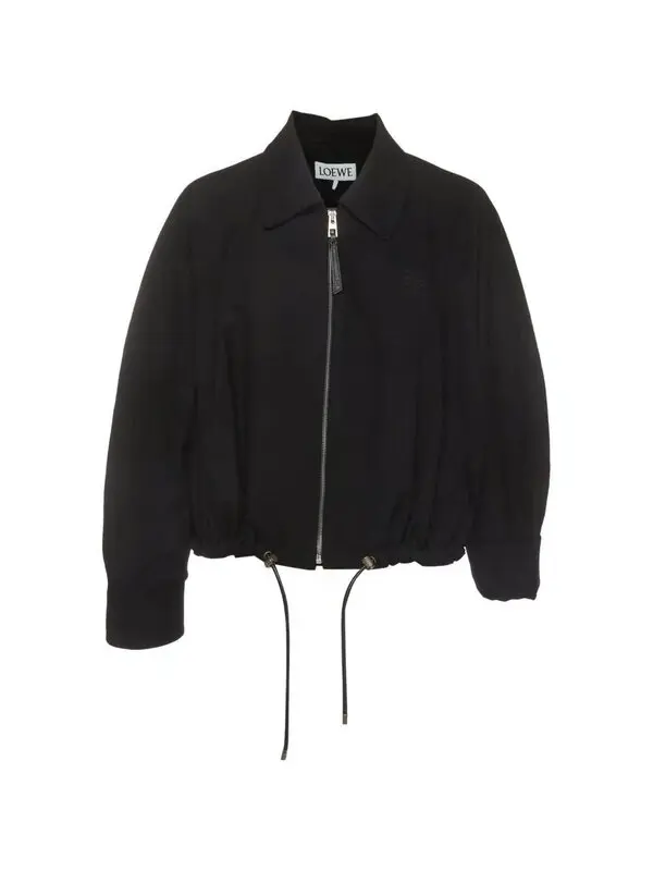 Loewe Wool Zip-up Drawstring Jacket