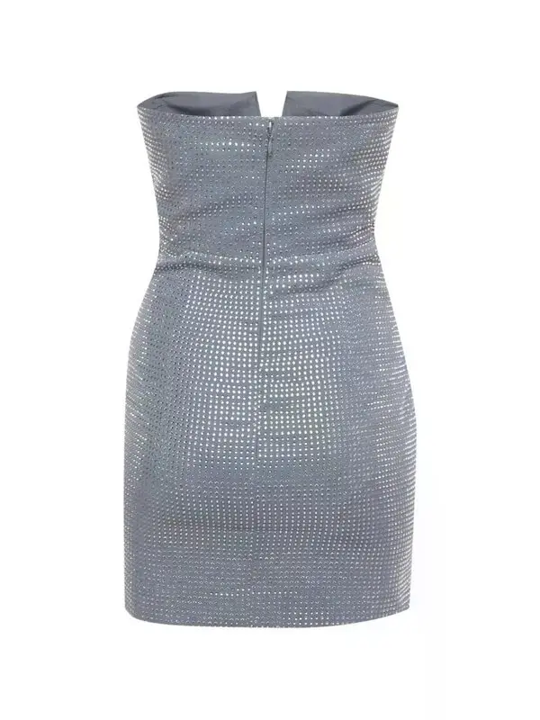 Roland Mouret Strapless Embellished Mini Dress