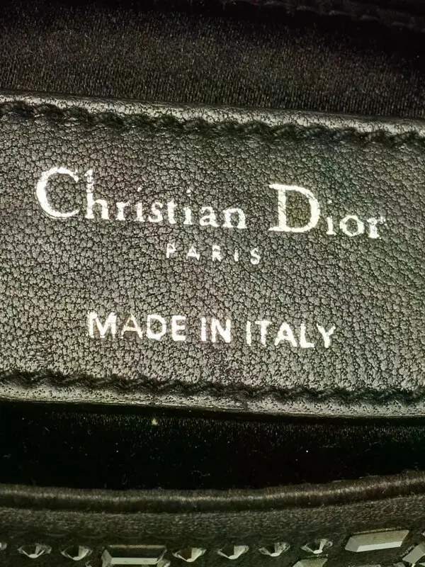 Dior 2016 Mini Lady Strass-embellished Tote Bag