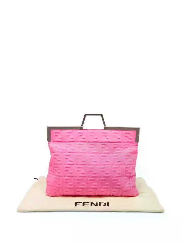 Fendi Printed Ff Motif Tote Bag