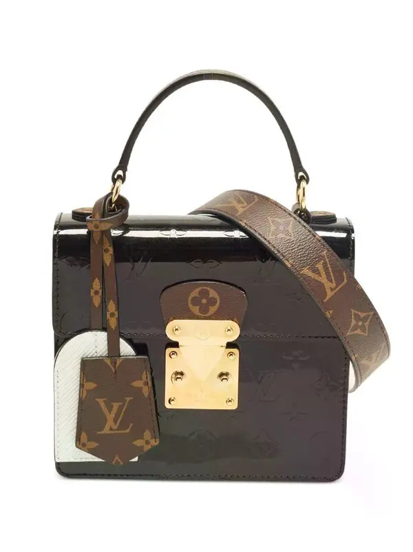 LOUIS VUITTON 2019 Spring Street Monogram Vernis Mini Bag - Black