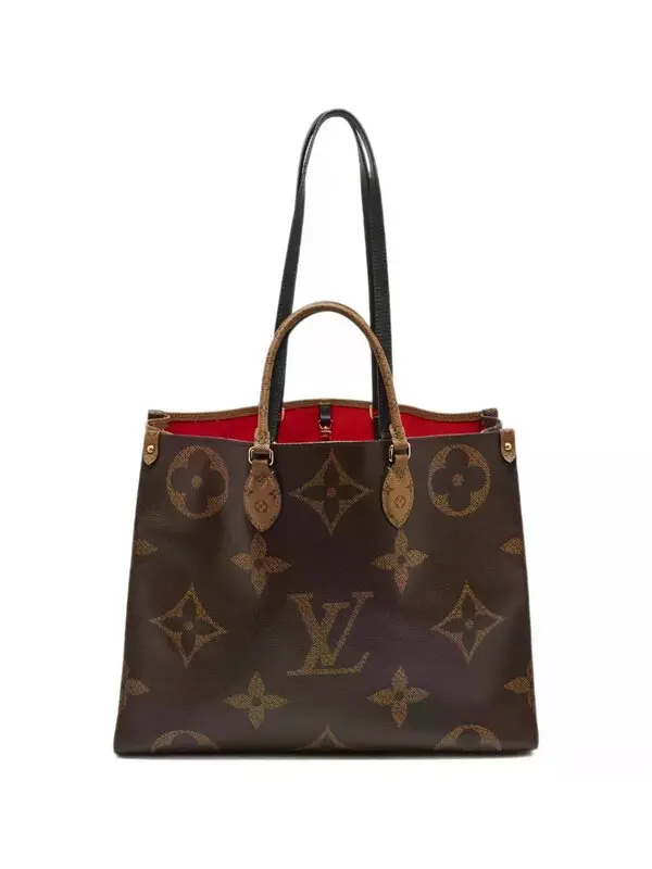 LOUIS VUITTON Gm Onthego Monogram-reverse Tote Bag - Brown