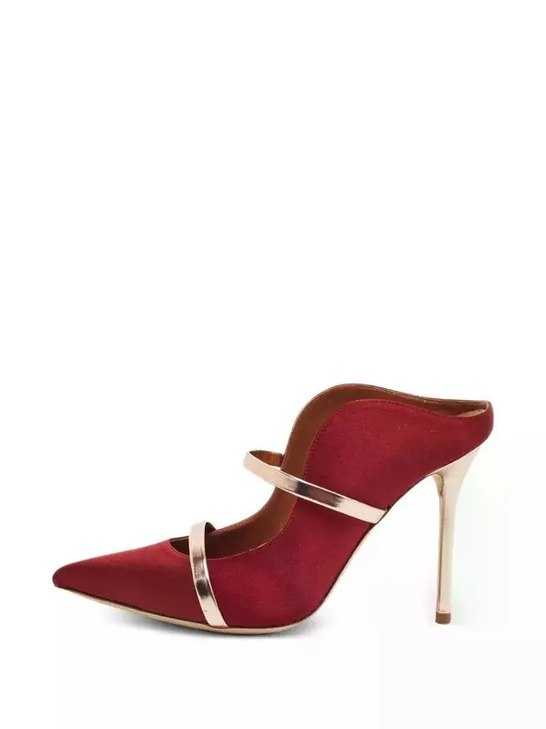 MALONE SOULIERS Maureen Pointed-toe Mules - Red