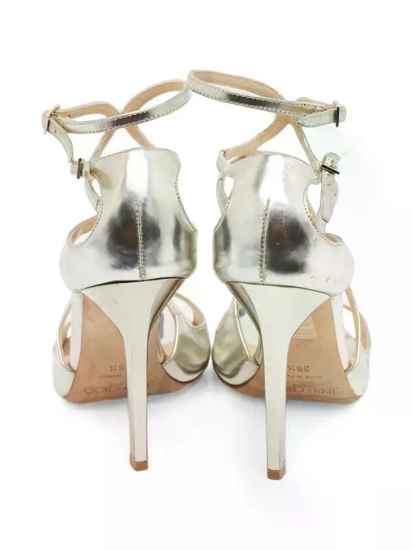 JIMMY CHOO Lancer Leather Sandals