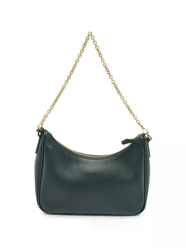 Prada Re-edition 2005 Saffiano Leather Shoulder Bag - Green