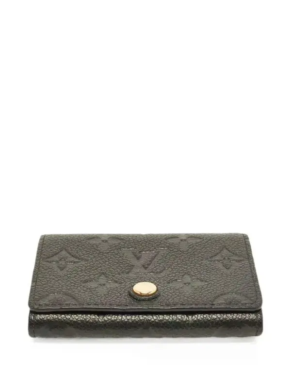 LOUIS VUITTON 2013 Monogram-empreinte-leather Card Holder