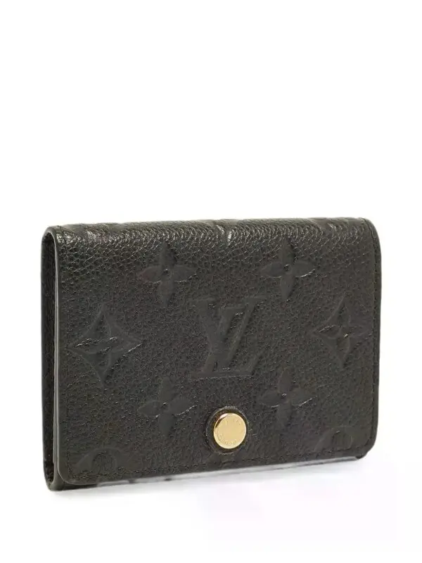 LOUIS VUITTON 2013 Monogram-empreinte-leather Card Holder