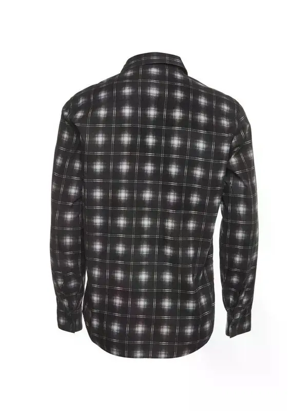 Givenchy Check-print Long-sleeve Shirt