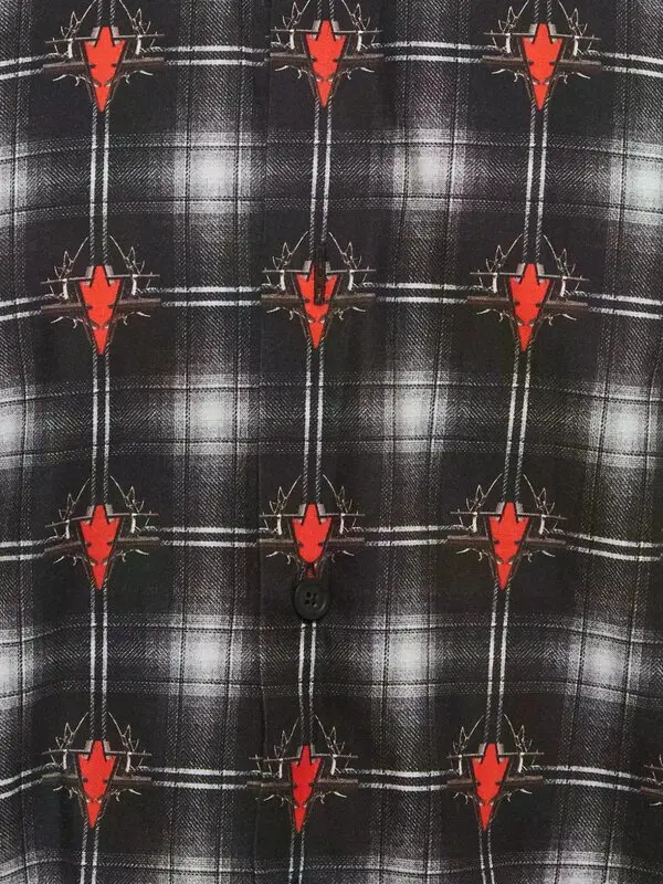Givenchy Check-print Long-sleeve Shirt
