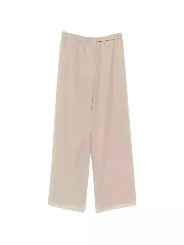 Marina Rinaldi Gamba Elasticated-waistband Palazzo Pants