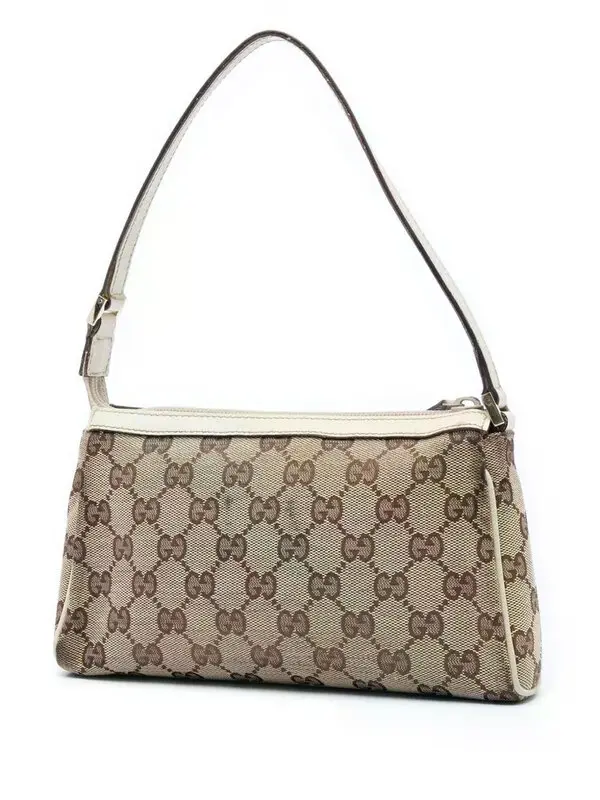 Gucci 2000-2015 Gg Canvas Abbey D Ring Pochette Handbag
