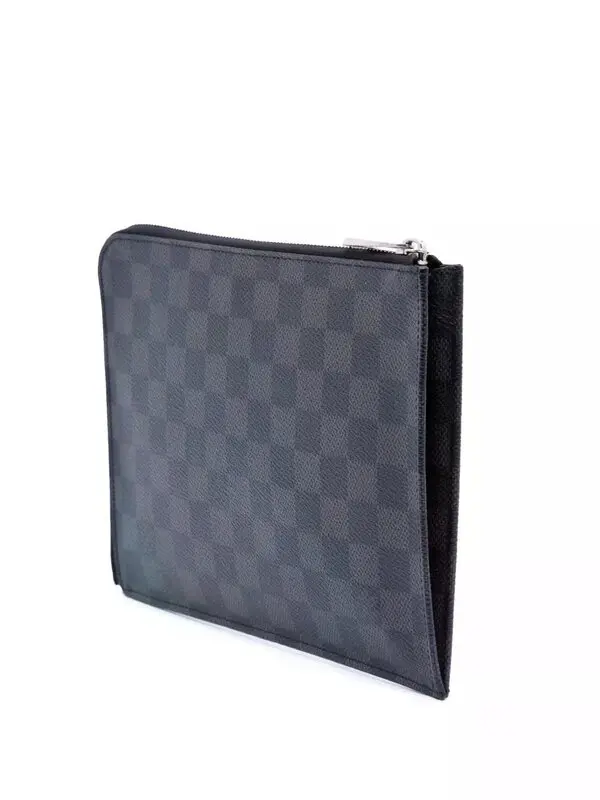 LOUIS VUITTON 2016 Damier Graphite Pochette Jour Pm Clutch Bag