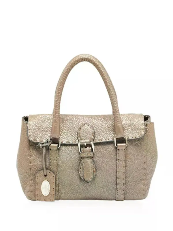 Fendi 2005 Linda Leather Tote Bag