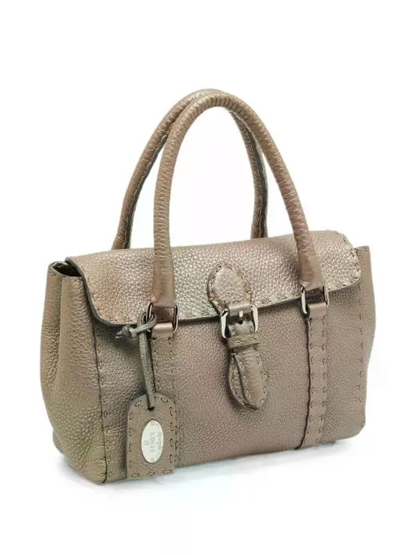 Fendi 2005 Linda Leather Tote Bag