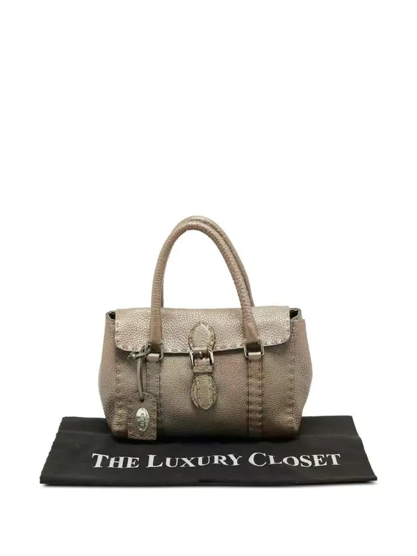 Fendi 2005 Linda Leather Tote Bag