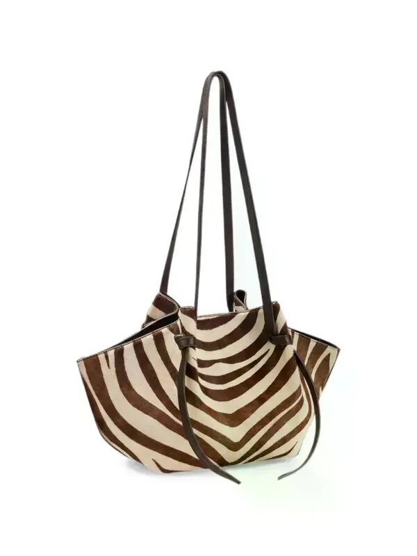 Yuzefi Mochi Zebra-print Shoulder Bag