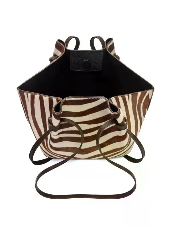 Yuzefi Mochi Zebra-print Shoulder Bag