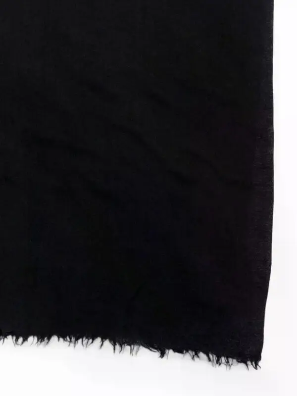 CENERE GB Frayed-edge Scarf