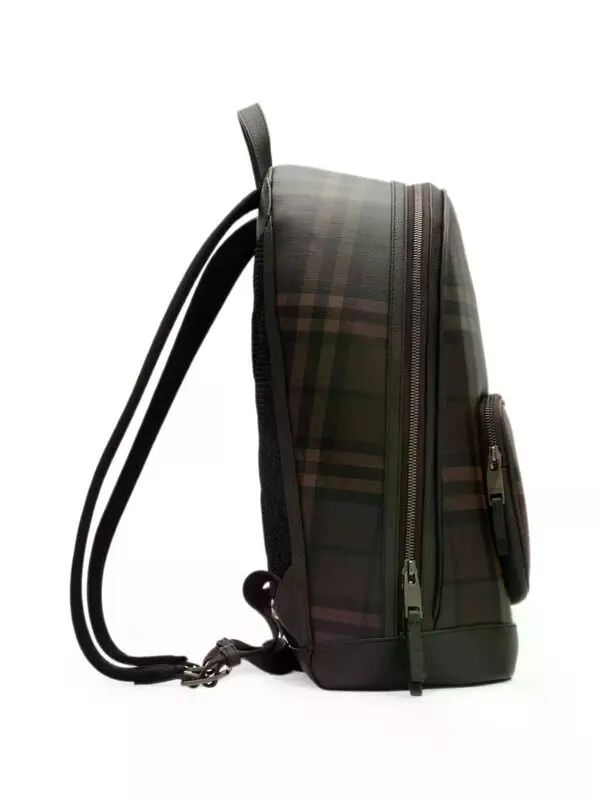 Burberry City Check Zip Backpack