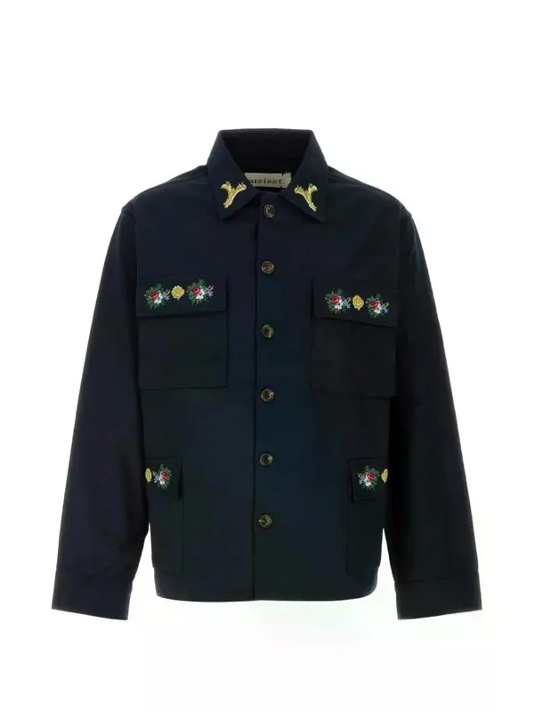BAZISZT Pine Floral-embroidered Jacket