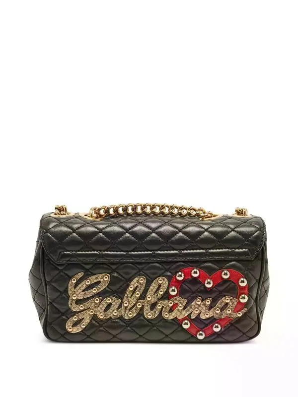 Dolce & Gabbana Lucia Studded Shoulder Bag