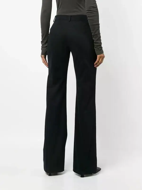 Alberta Ferretti Flared Wide-leg Trousers