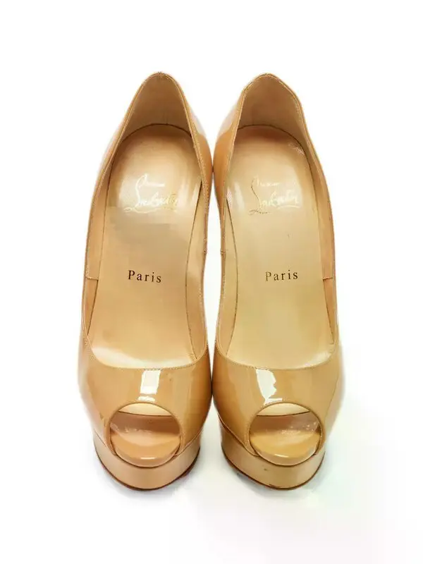 CHRISTIAN LOUBOUTIN Lady Peep Platform Pumps
