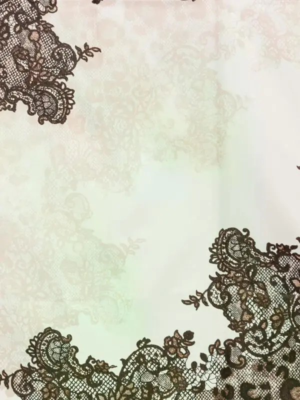 Liu Jo Lace-print Leopard-print Scarf