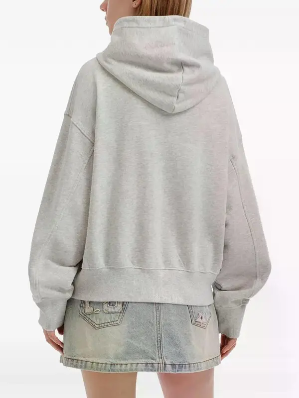 Izzue Logo-print Drop-shoulder Hoodie