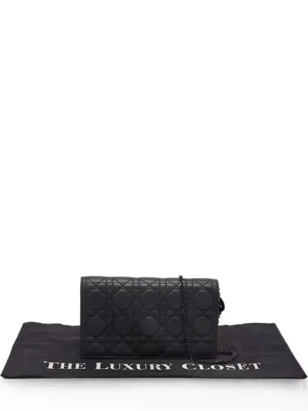Dior 2019 Lady Cannage Shoulder Bag - Black