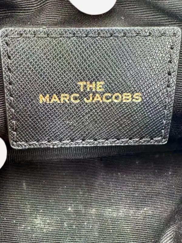 Marc Jacobs Saffiano Leather Shoulder Bag - Black