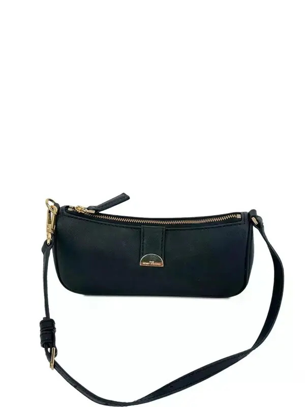 Marc Jacobs Saffiano Leather Shoulder Bag - Black