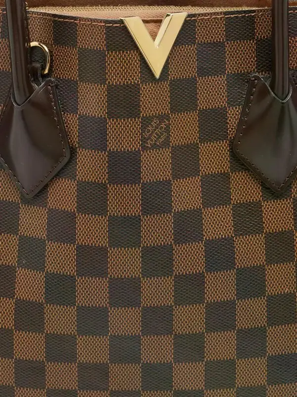 LOUIS VUITTON 2015 Kensington V Damier Ebene Handbag