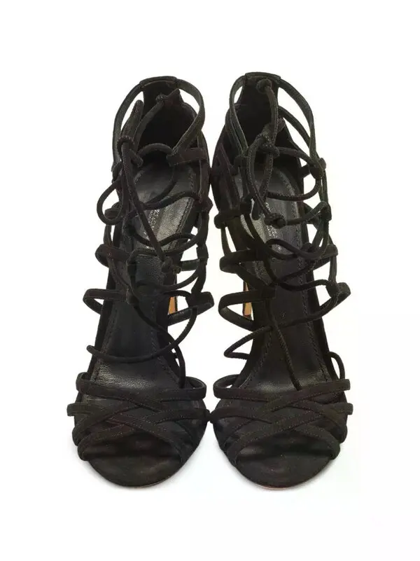 Dolce & Gabbana Lace-up Stiletto Sandals