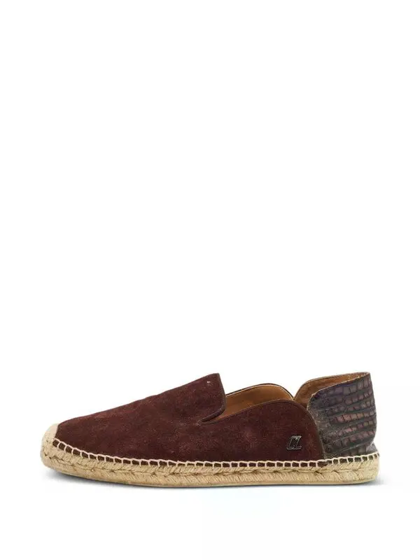 CHRISTIAN LOUBOUTIN Espadon Suede Espadrilles